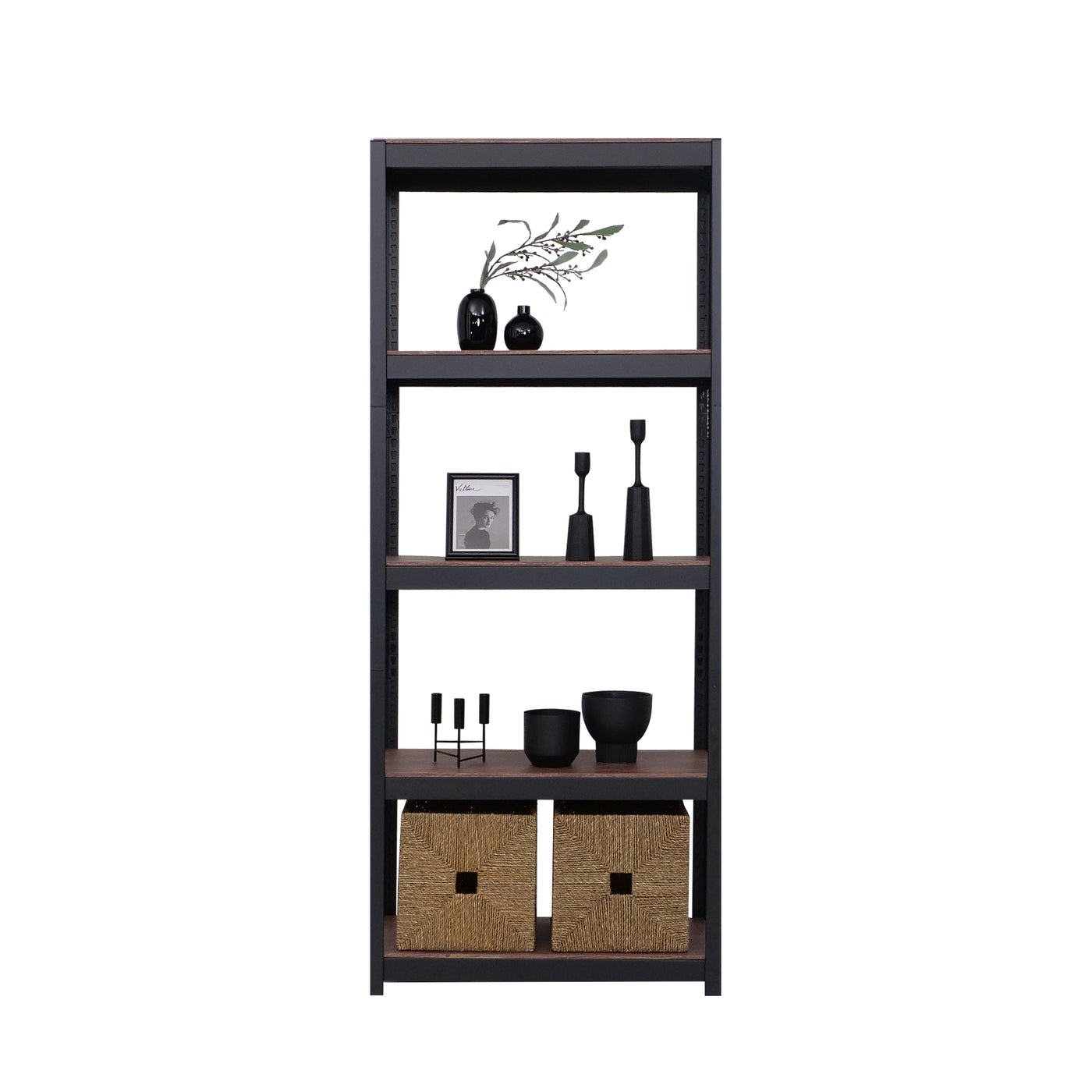 Customizable Modular Shelving and Storage with Modern Minimalist Look