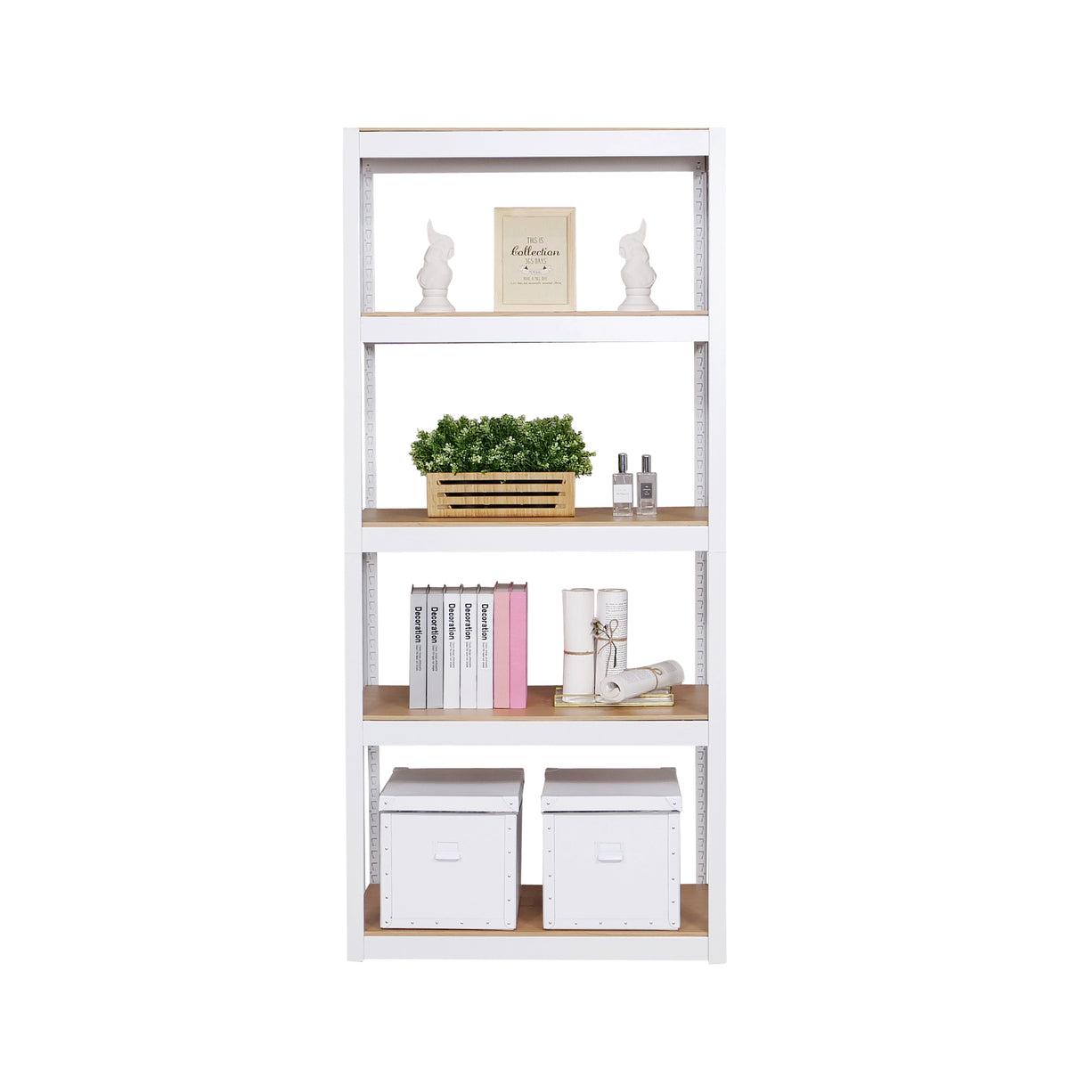 Customizable Modular Shelving and Storage with Modern Minimalist Look
